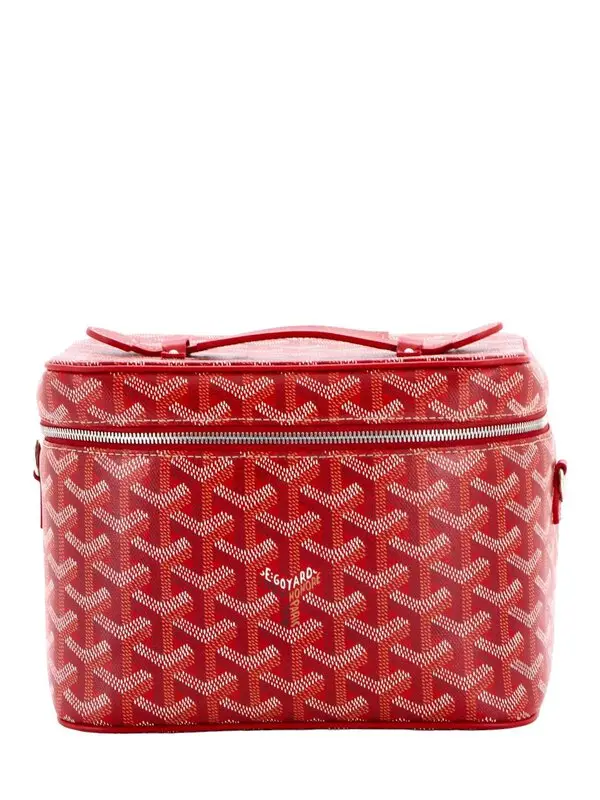Goyard Muse Vanity Case Coated Canvas - Red