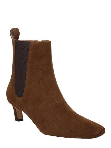 Sam Edelman Peony Leather Chelsea Bootie - Warm Nutmeg