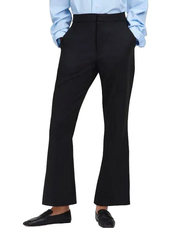 A.L.C. Sophie Cropped Flare Pants - Black