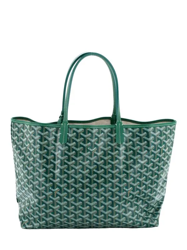 Goyard Saint Louis Tote Coated Canvas Pm - Green