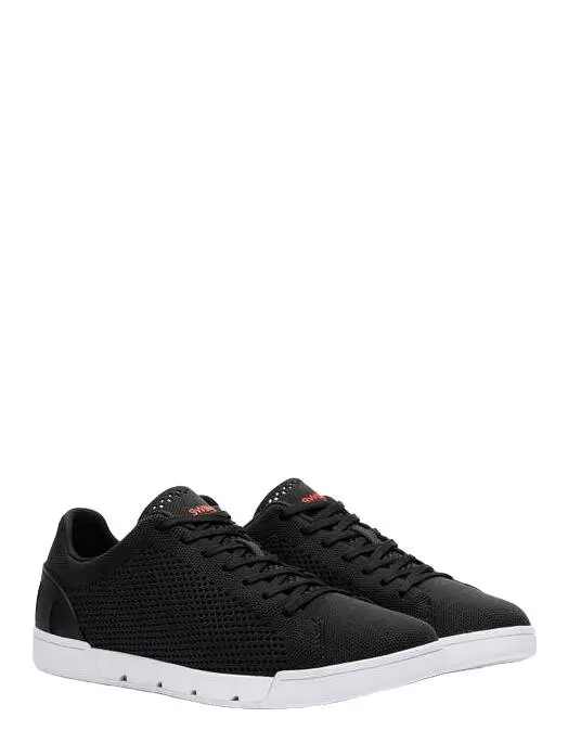 Swims Breeze Tennis Knit Sneaker - Black
