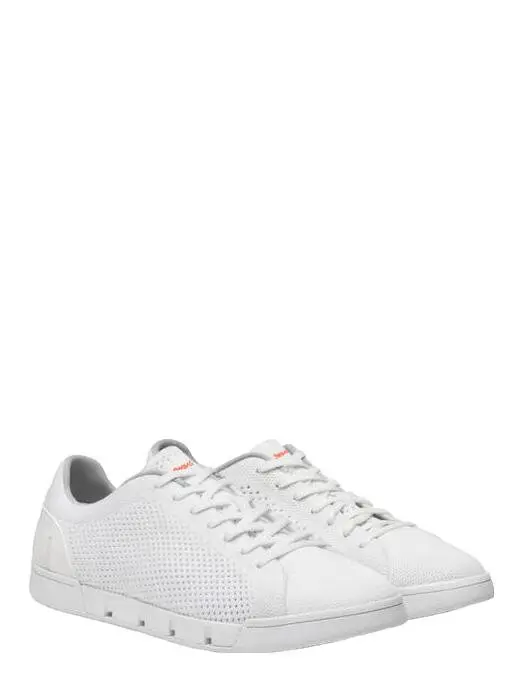 Swims Breeze Tennis Knit Sneaker - White