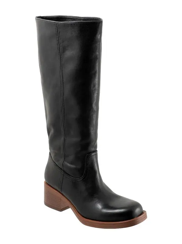 Eos Gauchicas Leather Knee-high Boots - Ash