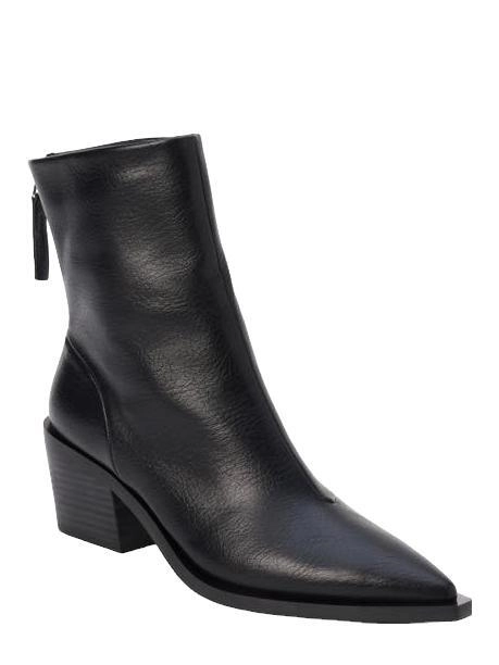 Matisse Matteo Croc Embossed Faux Leather Boot - Black