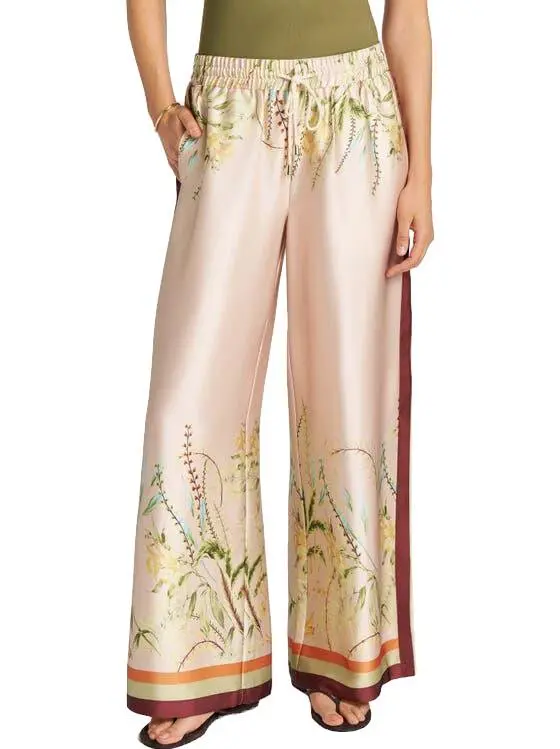 Matty M. Kalari Wide Leg Pants - Natural