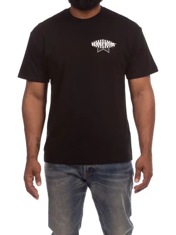 ICECREAM Cross Cones Graphic T-shirt - Black