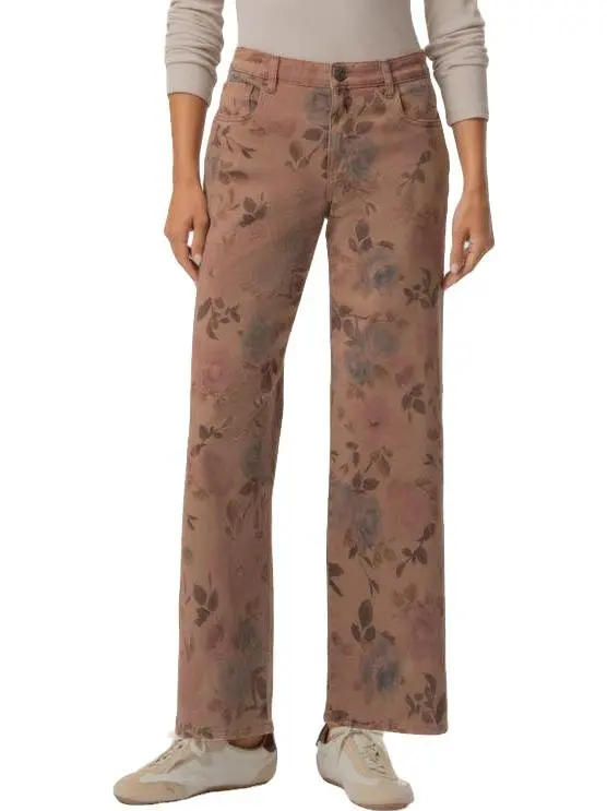 Kut From The Kloth Charlotte High Waist Wide Leg Jeans - Mauve