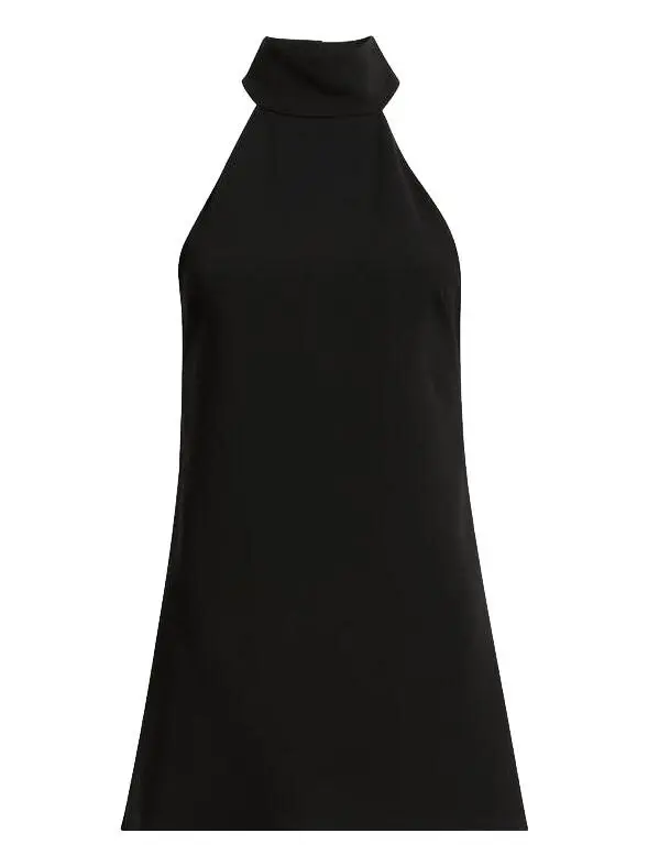 REFORMATION Niva High Neck Top - Black