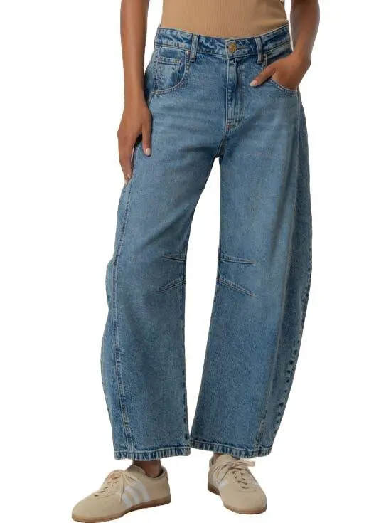 Kut From The Kloth Ashlyn Horseshoe Barrel Leg Jeans - Admirer
