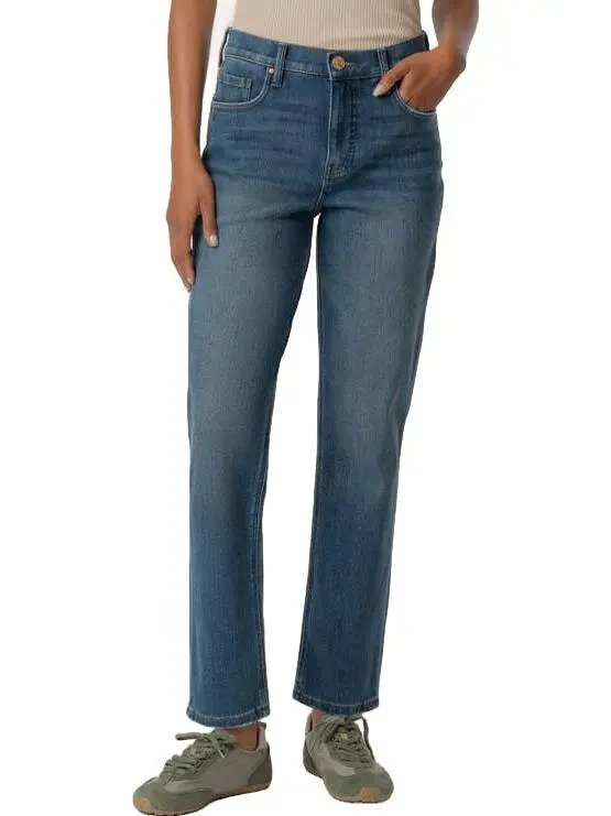 Kut From The Kloth Blair High Waist Ankle Slim Straight Leg Jeans - Razor