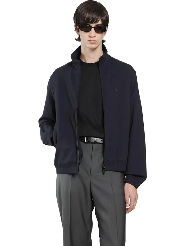 Emporio Armani Travel Essential Full-zip Sweatshirt - Blue