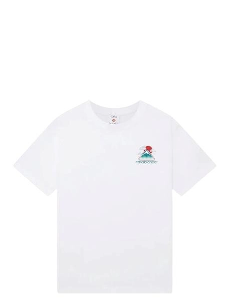 Casablanca Montagne Ondulee Tee Shirt - White
