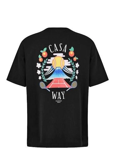 Casablanca Casa Way Mountain Tee Shirt - Black