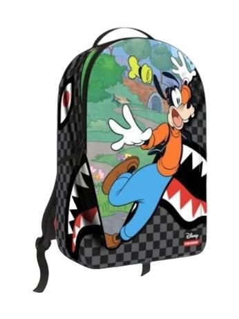 SPRAYGROUND Disney Goofy Curtain Reveal Backpack - Black/grey