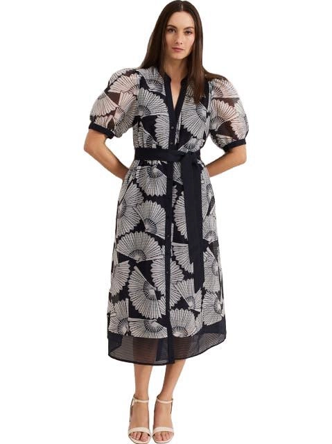 PHASE EIGHT Skylar Midi Dress - Navy