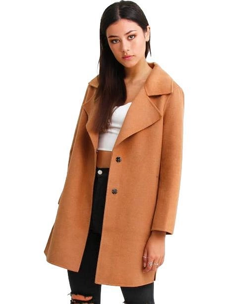 BELLE & BLOOM Ex Boyfriend Wool Coat - Camel