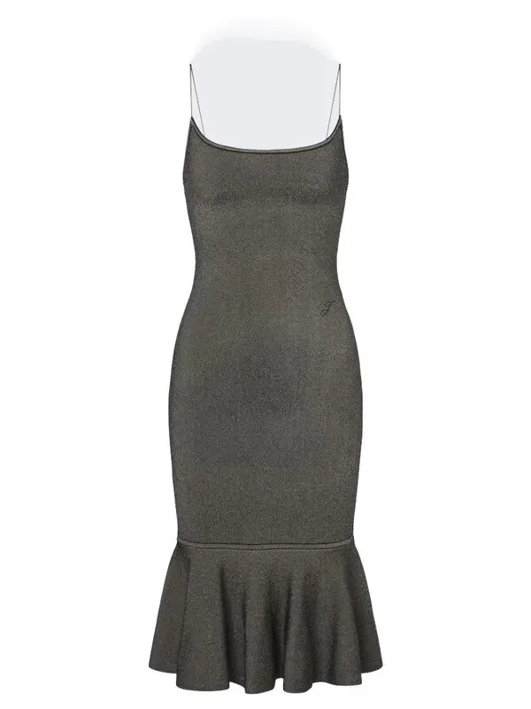 Jacquemus The Pina Knit Dress Dark - Beige