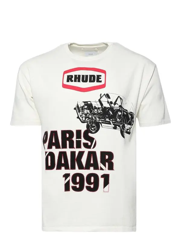 Rhude Awd Patch Tee Vintage And - White