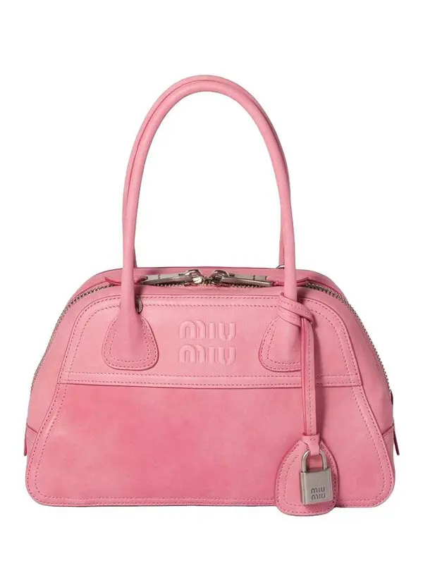 Miu Miu Small Nappa Leather Bag - Pink