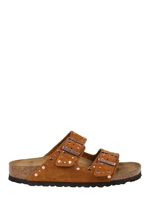 BIRKENSTOCK Arizona Rivet Sandals - Brown