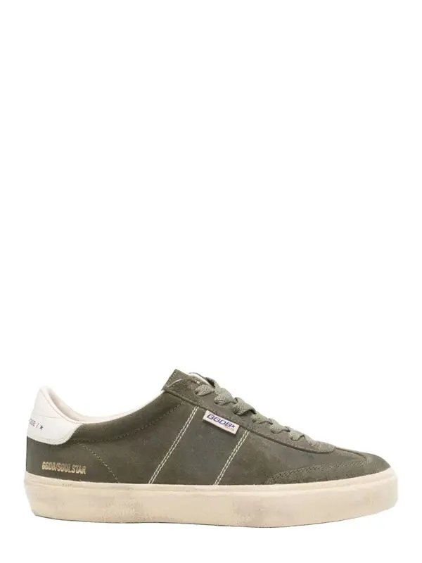 GOLDEN GOOSE Soul Star Contrasting-trim Sneakers - Green
