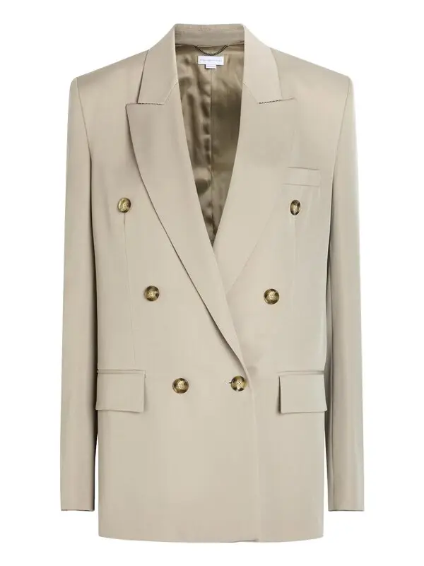 Stella McCartney Boyfriend Wool Blazer - Grey