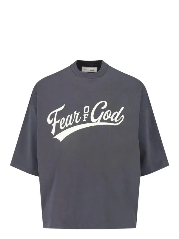 Fear Of God Oversized Graphic T-shirt - Grey