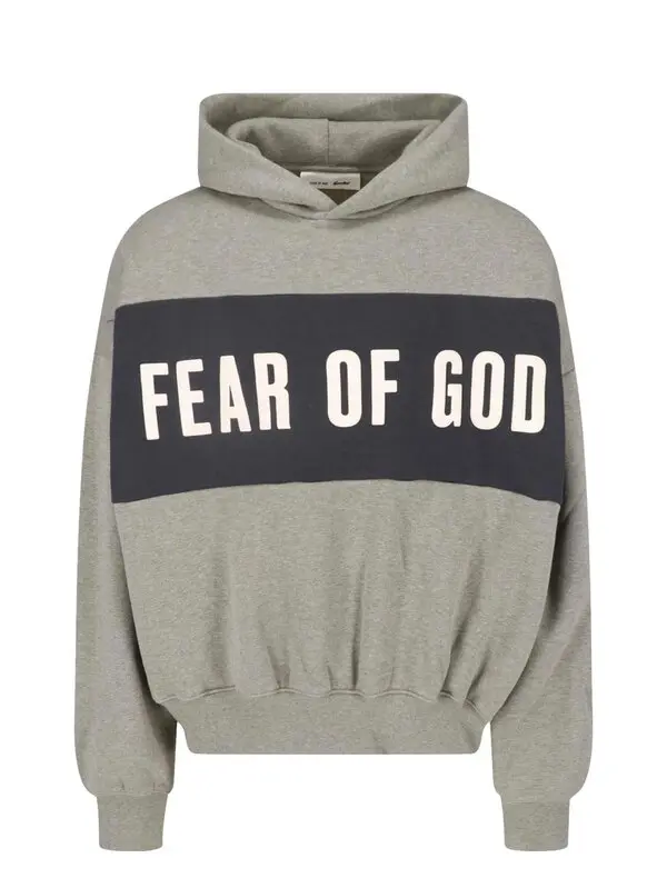 Fear Of God Graphic Hoodie - Grey