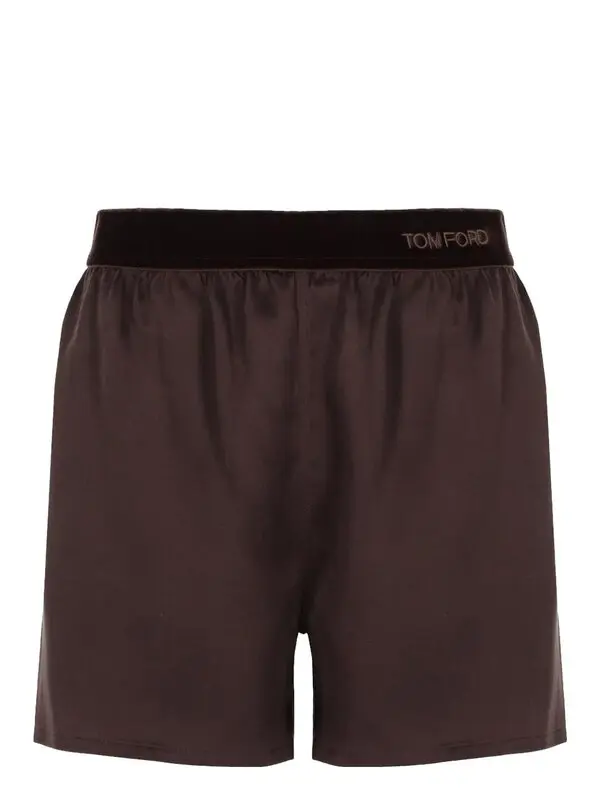 TOM FORD Lounge Shorts - Brown