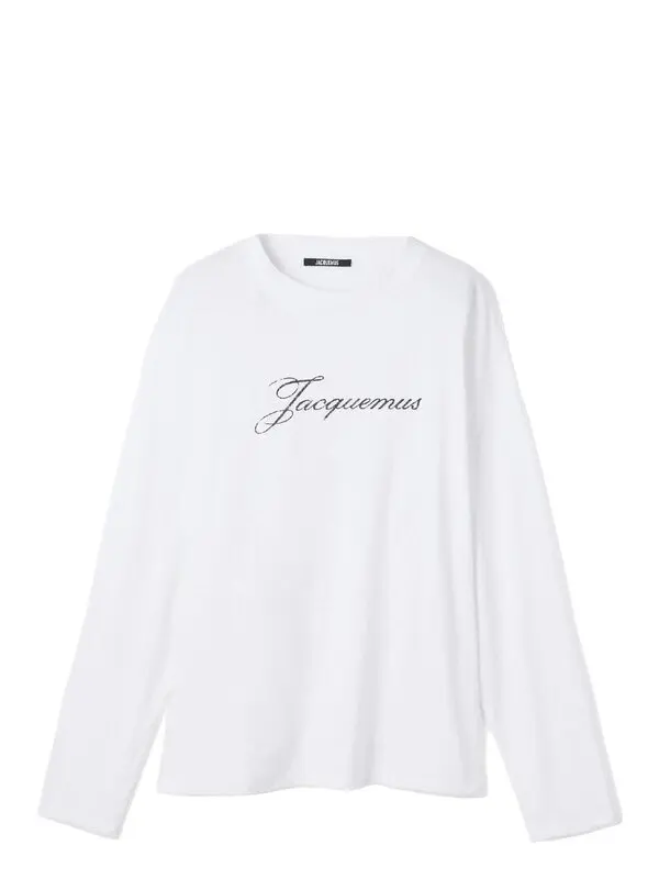 Jacquemus Minimal Long-sleeve T-shirt - White
