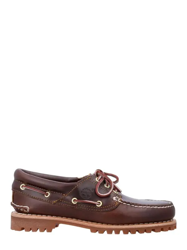 Timberland Leather Boat Shoes - Marrone