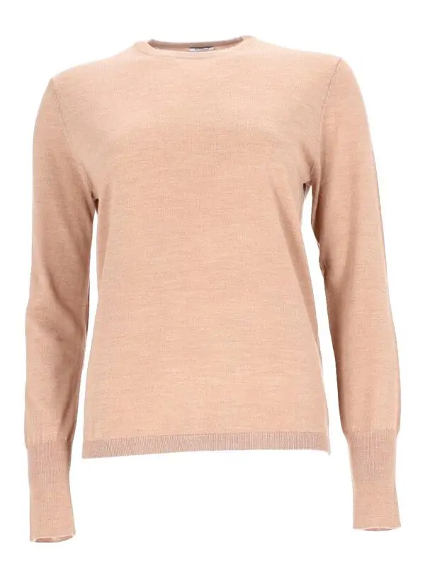 Aspesi Virgin Wool Crewneck Sweater - Beige
