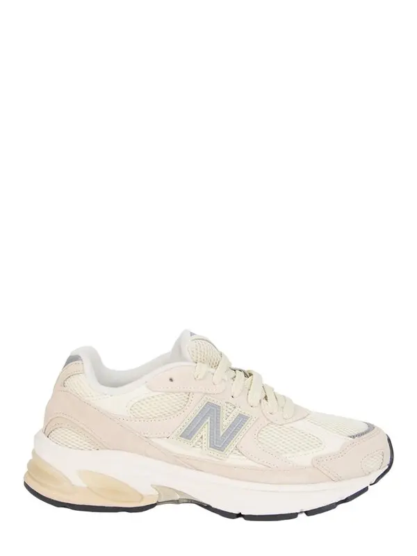 NEW BALANCE 2010 Low Top Suede & Mesh Sneakers - Beige