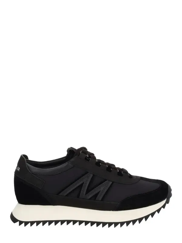 Moncler Leather Sneakers - Black