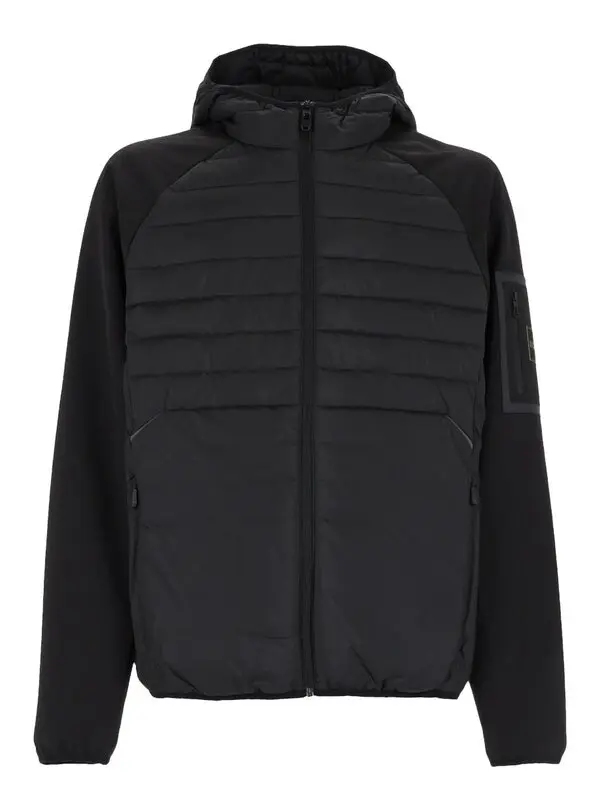 BOSS Hooded Puffer Jacket - Black