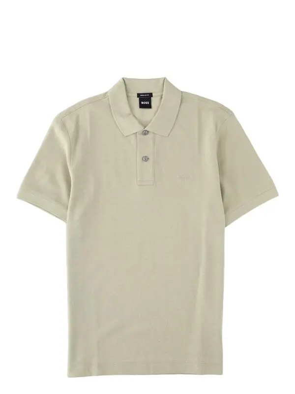 BOSS Cotton Polo Shirt - Dove