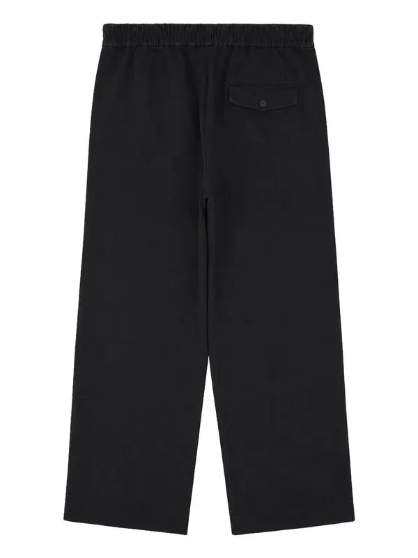 Hugo Cotton Wide-leg Pants - Black