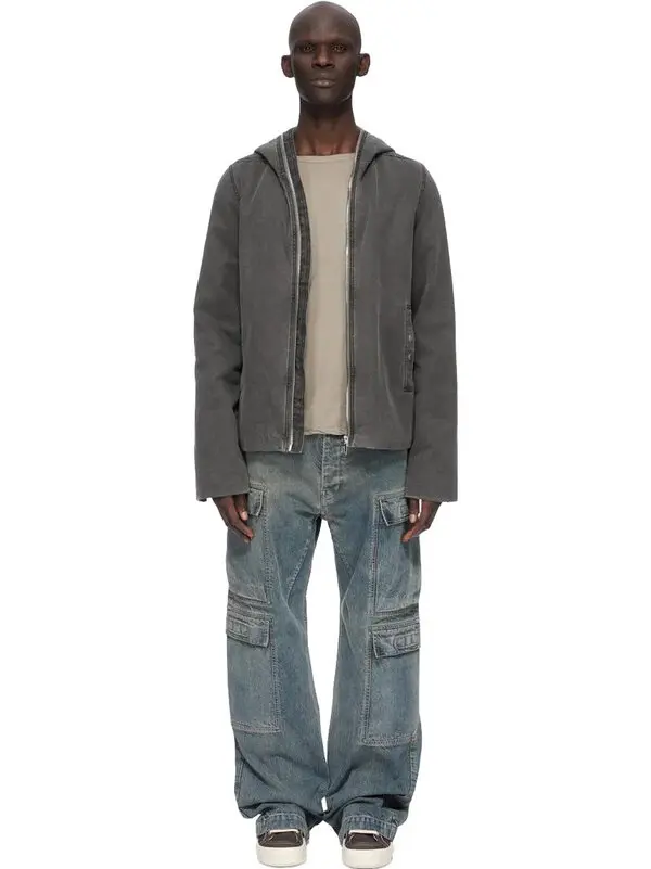Rick Owens Loose-fit Cargo Jeans - Blu