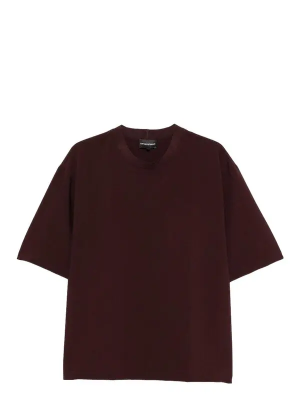 Emporio Armani Oversized T-shirt - Brown