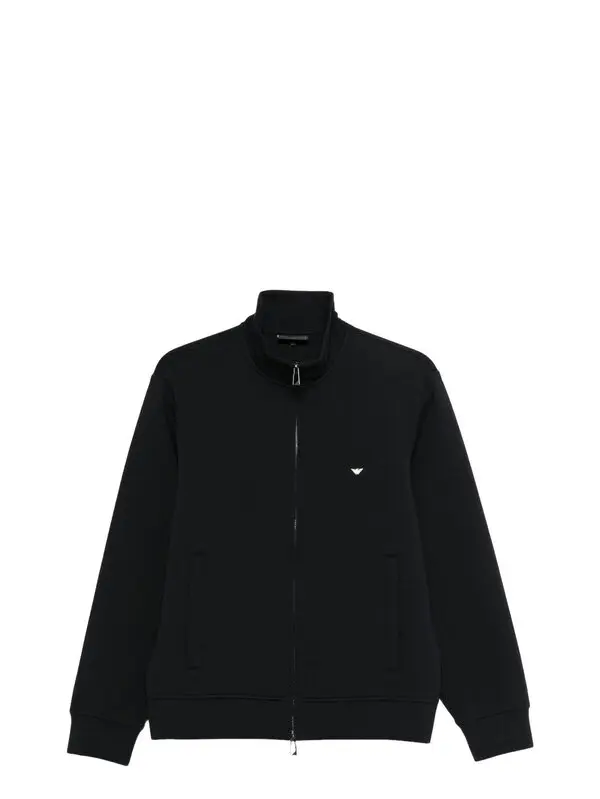 Emporio Armani Logo Cotton Sweatshirt - Blue