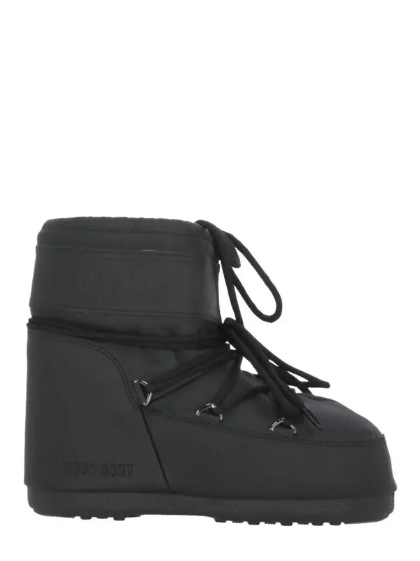 Moon Boot Lace Up Snow Boots - Black