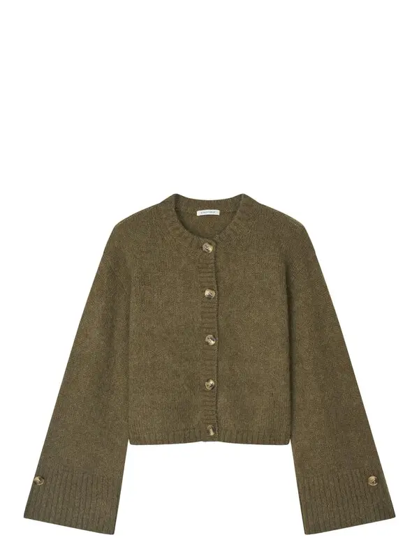 BY MALENE BIRGER Cierrou Soft Cardigan - Hunt