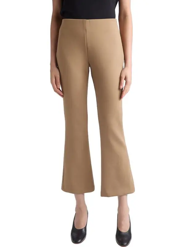 ASHLYN Cody Kick Flare Pants - Tan