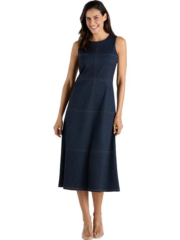 Jude Connally Blake Dress Jude Denim - Navy Saddle