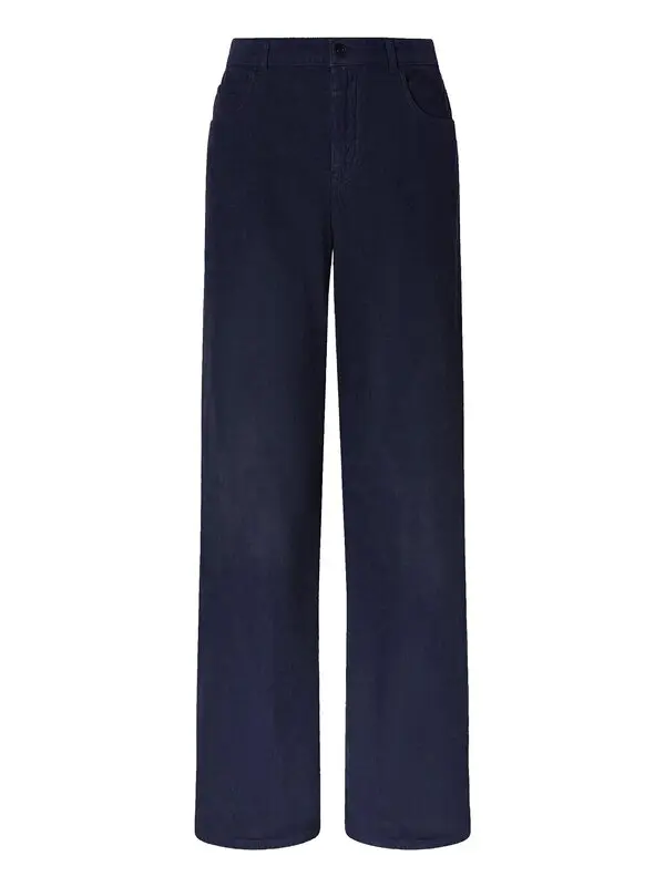 THE ROW Eglitta Corduroy Wide-leg Pants - Blue