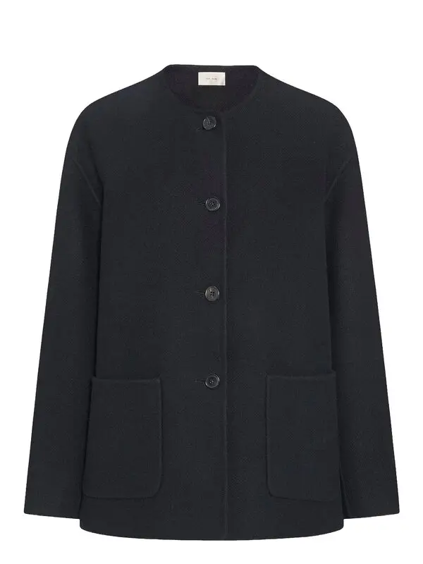 THE ROW Quintus Wool Jacket - Black