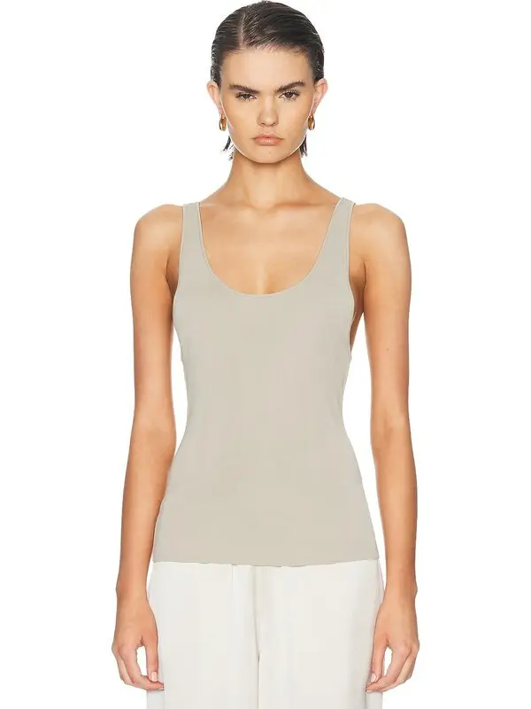 EAVES Auden Knit Tank - Light Taupe