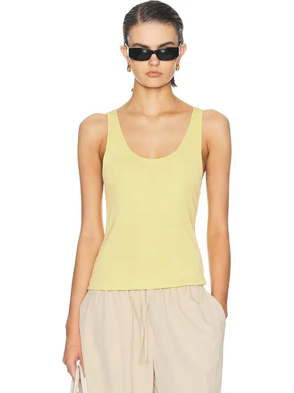EAVES Auden Knit Tank - Limon