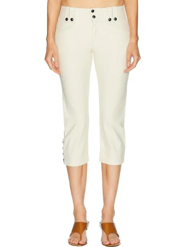 Isabel Marant Étoile Berna Capri Pant - Ecru