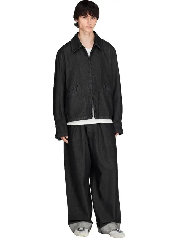 Adidas Y-3 Denim Blouson Jacket - Black